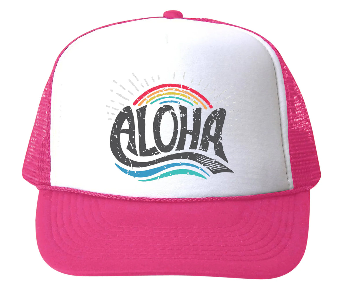 Bubu Aloha Hot Pink Trucker Hat – JustHatched